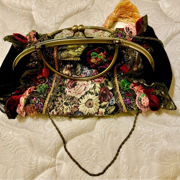 Bags | Antique Vintage Victorian Lace Handmade Bag | Poshmark